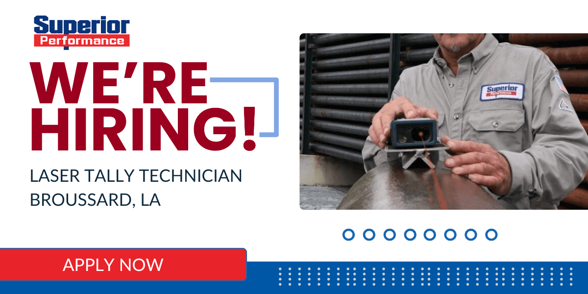 Laser Tally Technician | Careers | Superior Performance (Broussard)